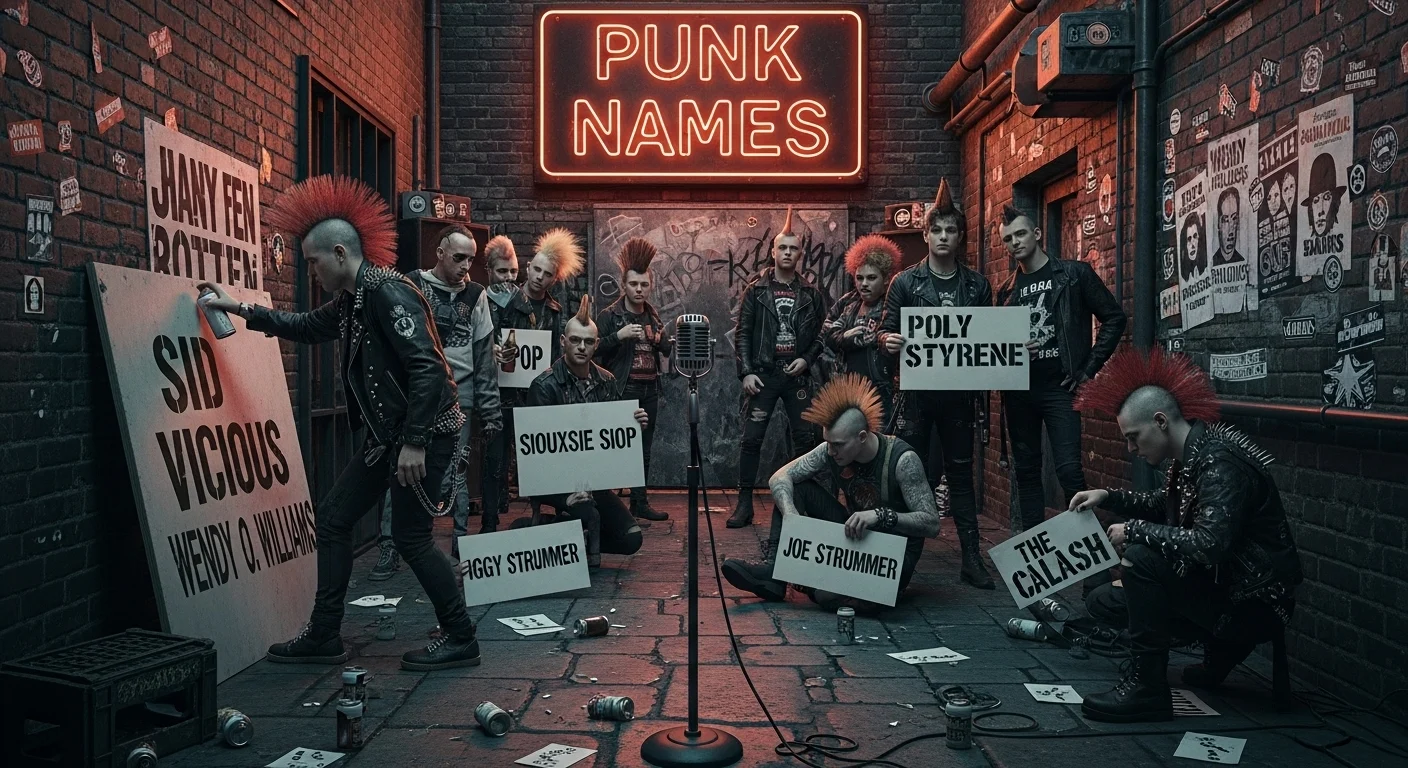 600+ Punk Names 2026: Bold, Rebellious & Iconic Name Ideas