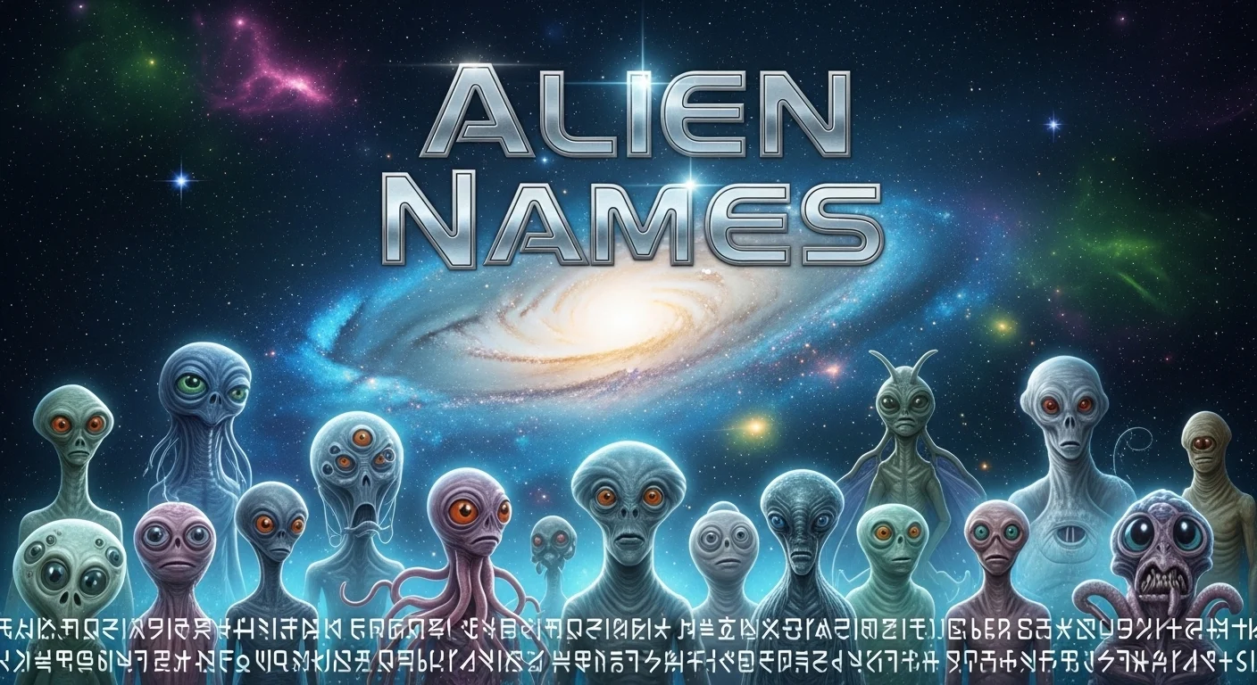 600+ Alien Names 2026: Creative, Funny, and Cool Ideas from Across the ...