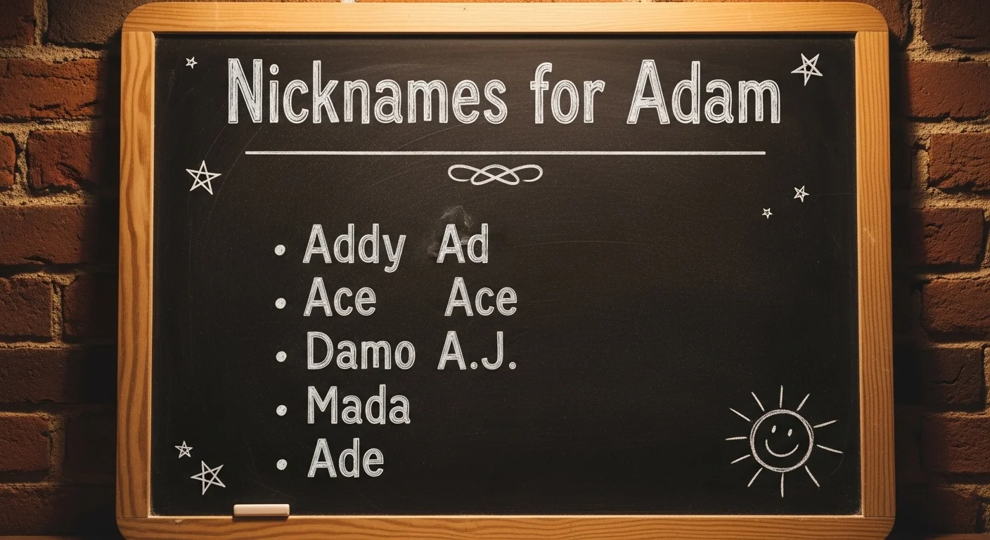 600+ Nicknames for Adam 2026