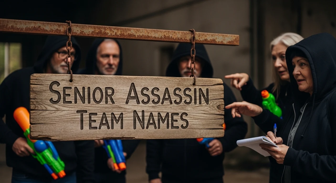 600+ Senior Assassin Team Names 2026 – Cool, Funny & Creative Ideas for ...